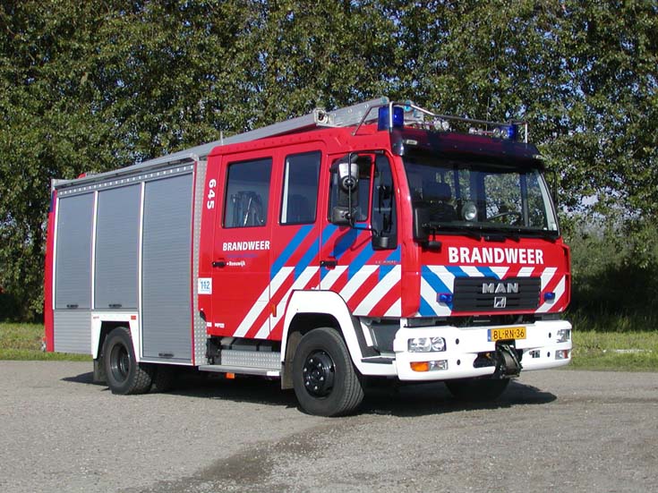 Fire Engines Photos - Brandweer Reeuwijk MAN Watertender