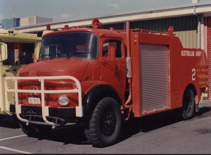 Fire Engines Photos - Australia Army Oakey Queensland Mercedes