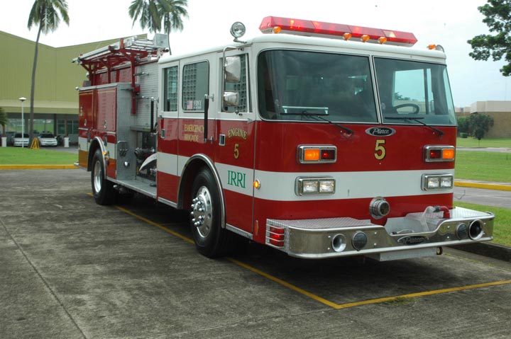 Fire Engines Photos - IRRIEB Engine 5, Los Baños, Laguna, Philippines
