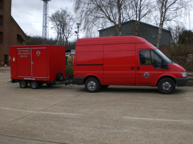 Fire Engines Photos - East sussex Ford Transit Safety Van