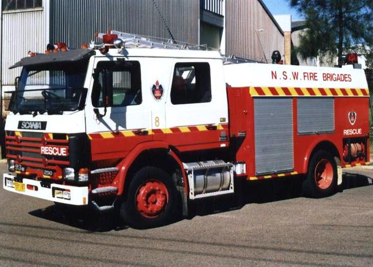 Fire Engines Photos - Australia New South Wales Fire brigade Scania