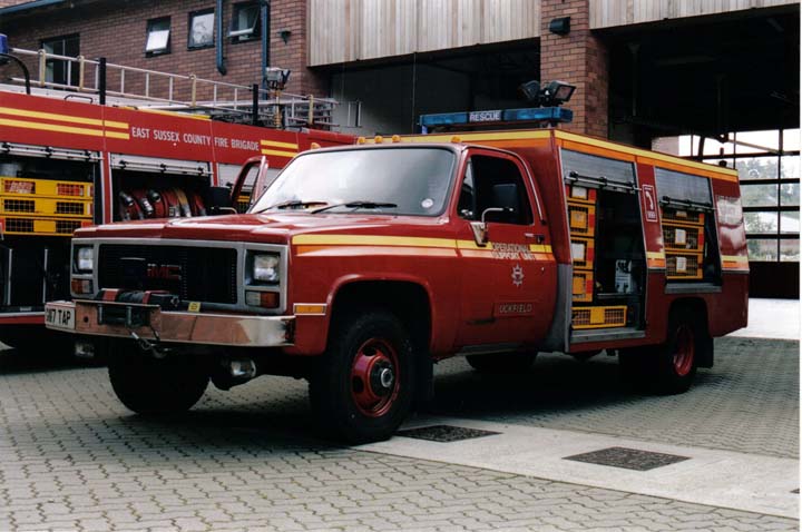 Fire Engines Photos - East Sussex GMC Operational Support Unit