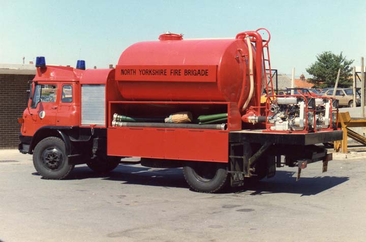 Fire Engines Photos - Bedford prime mover North Yorkshire Fire bBigade