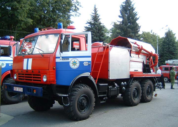 Fire Engines Photos - Kamaz Fire Engine spotted in Gomel Belarus
