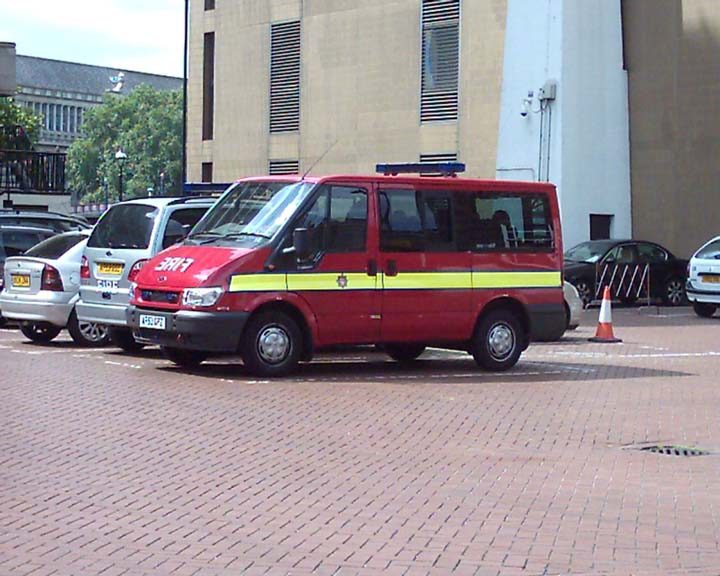 Fire Engines Photos - Lambirth Fire station Ford Transit