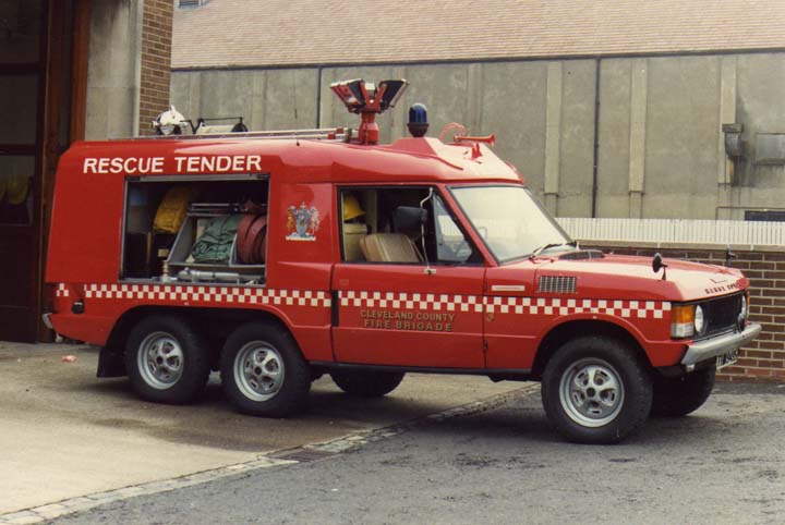 Fire Engines Photos - Cleveland Range Rover Rescue Tender
