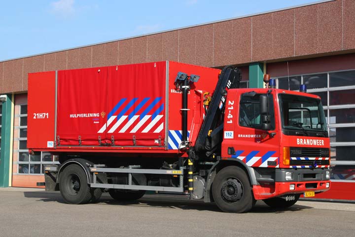 Fire Engines Photos - Regional Fire brigade Drenthe Prime mover DAF