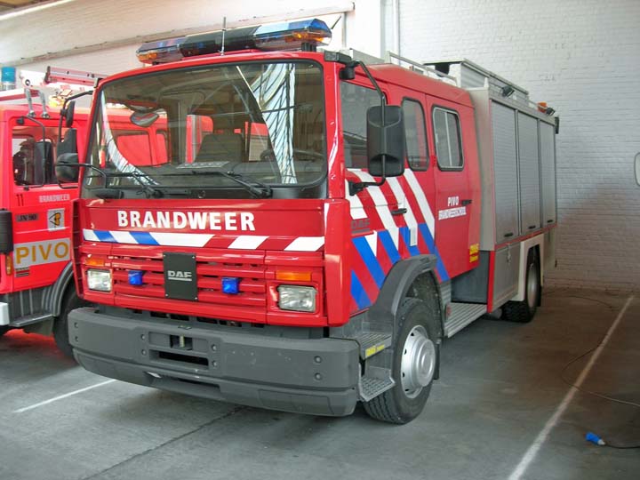 Fire Engines Photos - Brandweerschool PIVO Asse Belgium DAF