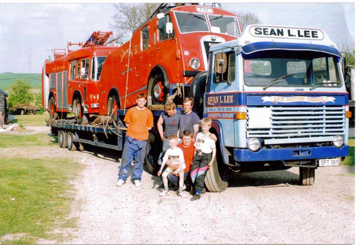 Fire Engines Photos - Heading to Duxford with a Dennis and a ERF