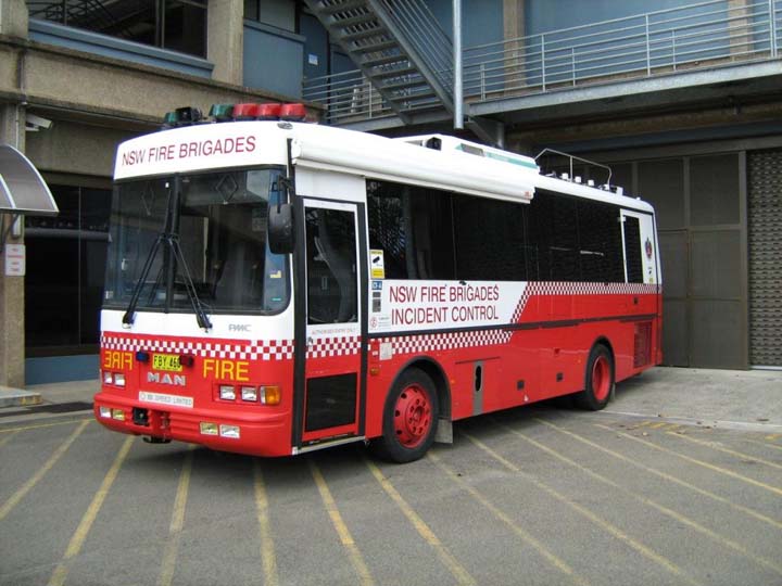 Fire Engines Photos - NSWFB incident control Bus