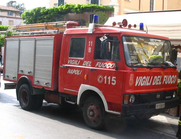 Vigili del Fuoco Sorrento Italy Iveco OM