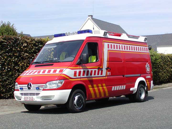 Fire Engines Photos - Brandweer Lommel Mercedes Sprinter Rescue