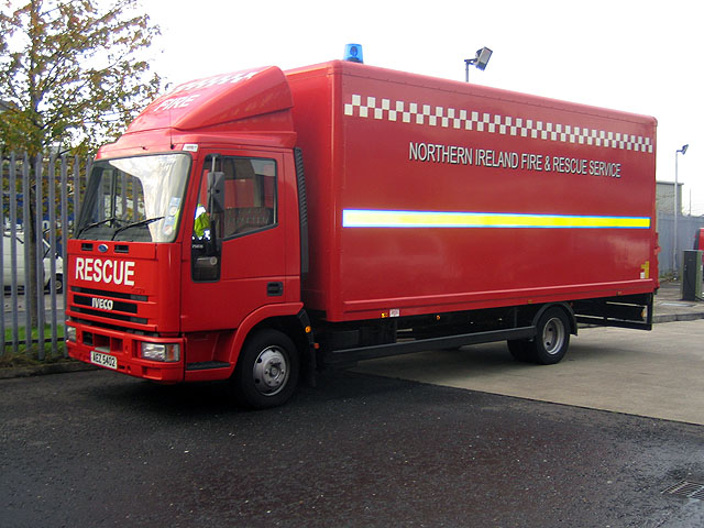 Fire Engines Photos - Newry Iveco Decon-unit