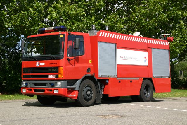 Fire Engines Photos - Works Fire brigade Total DAF