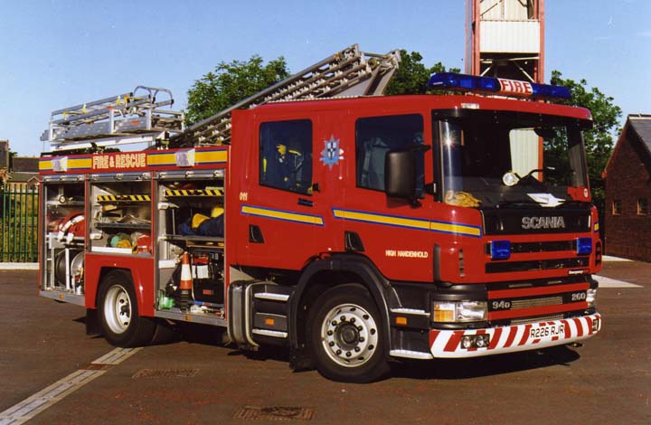 Scania Rescue water ladder