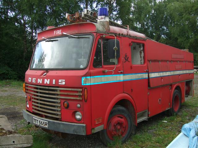 Fire Engines Photos - Dennis Water Tender ex-Devon Fire brigade