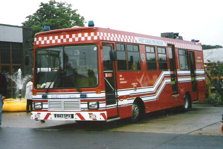 Fire Engines Photos - 1996 Dennis Dart/LCB Incident Command Unit.