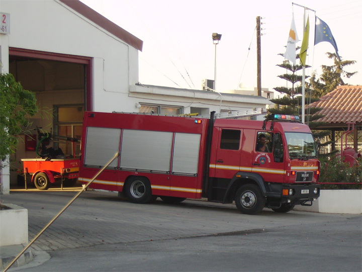 Fire Truck Larnaca station 2 (Vorkolini) Cyprus