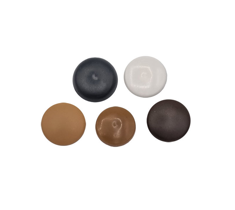 Coloured Plastic Cover Caps for Window Screws - Box of 100