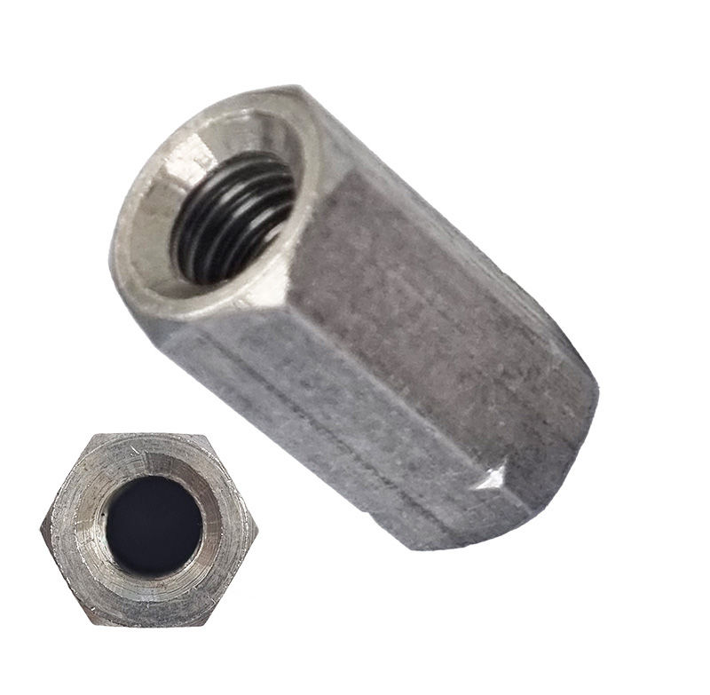 A2 Stainless Steel Connecting Nut DIN 6334 M8