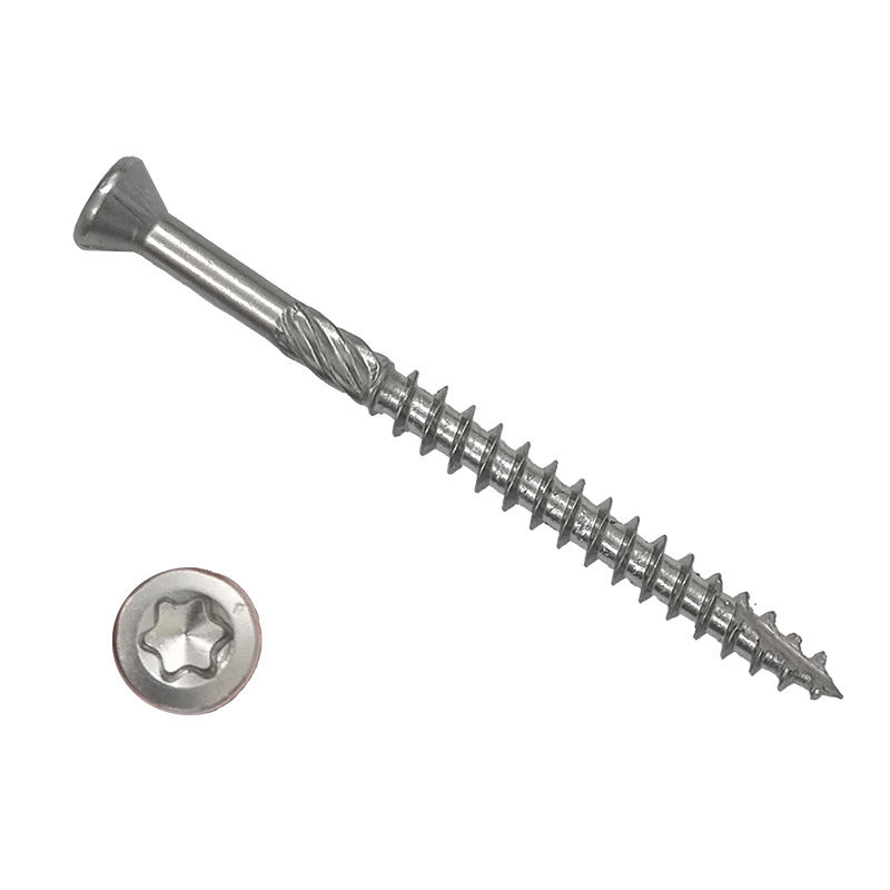 Stainless Steel Decking Screws TX Star Small Head Cut Point