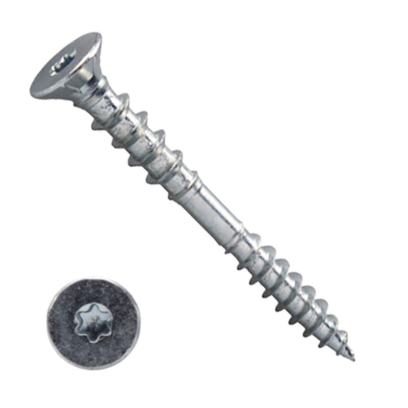 Adjustable Screws TX Star Flat Countersunk Zinc Plated