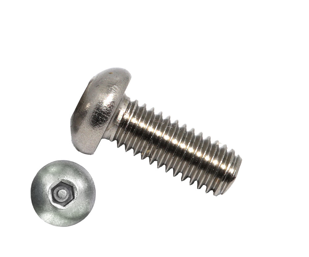 Stainless Steel Security Screws Hex Pin Button Head