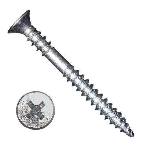 Drywall Screws with Reverse Thread Zinc