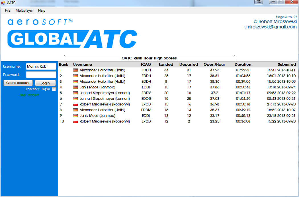 Global ATC Simulator