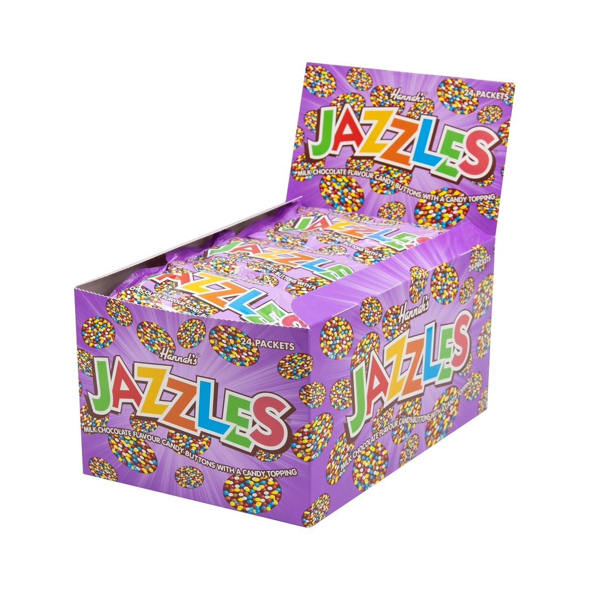 Hannah's Jazzles Milk Chocolate 40g (24 Pack)