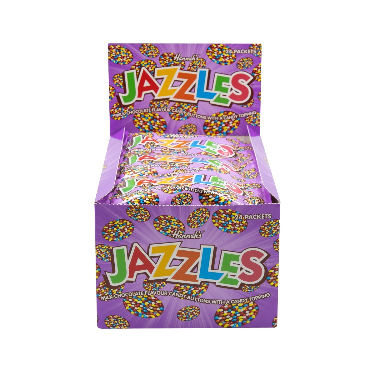 Hannah's Jazzles Milk Chocolate 40g (24 Pack)