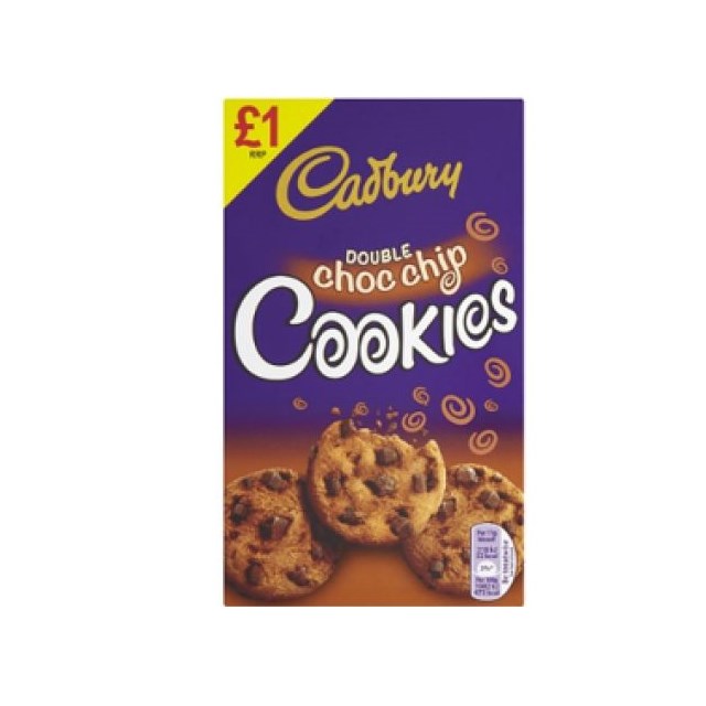 Cadburys Cookies Double Choc 150g £1 (6 Pack)