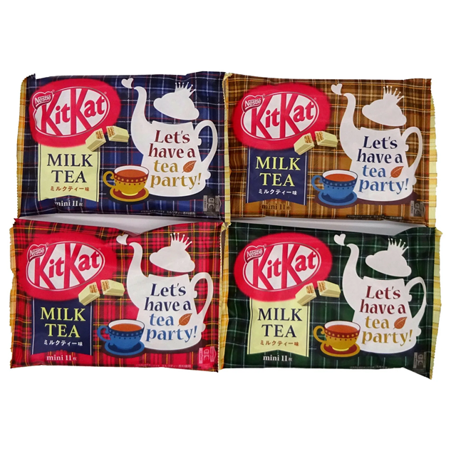 Japanese KitKat Milk Tea 81.2g 7 Minis Pack Colour May Vary