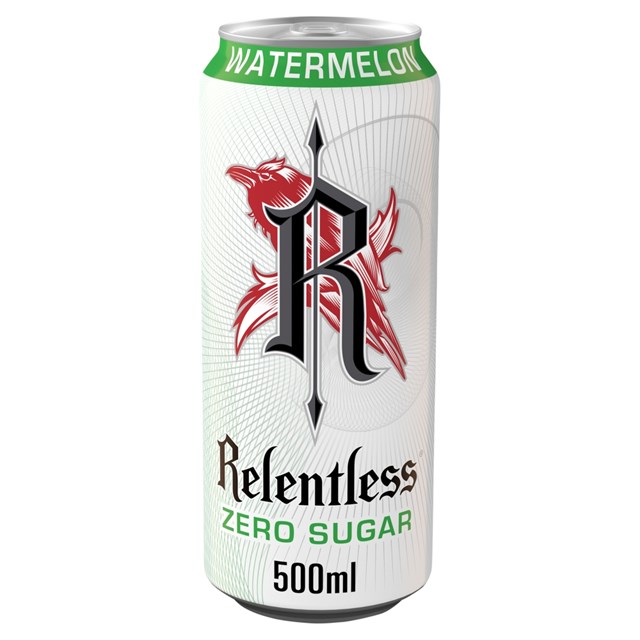 Relentless Energy Drink Watermelon Zero 500ml £1.19 (12 Pack)