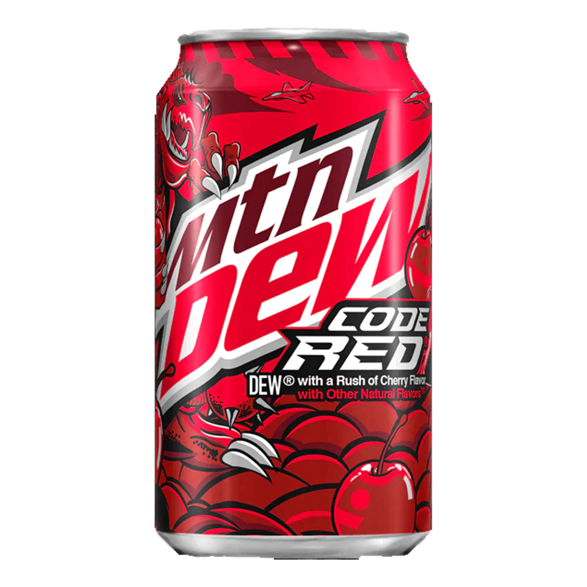 USA Mountain Dew Code Red 16oz cans (12 Pack)