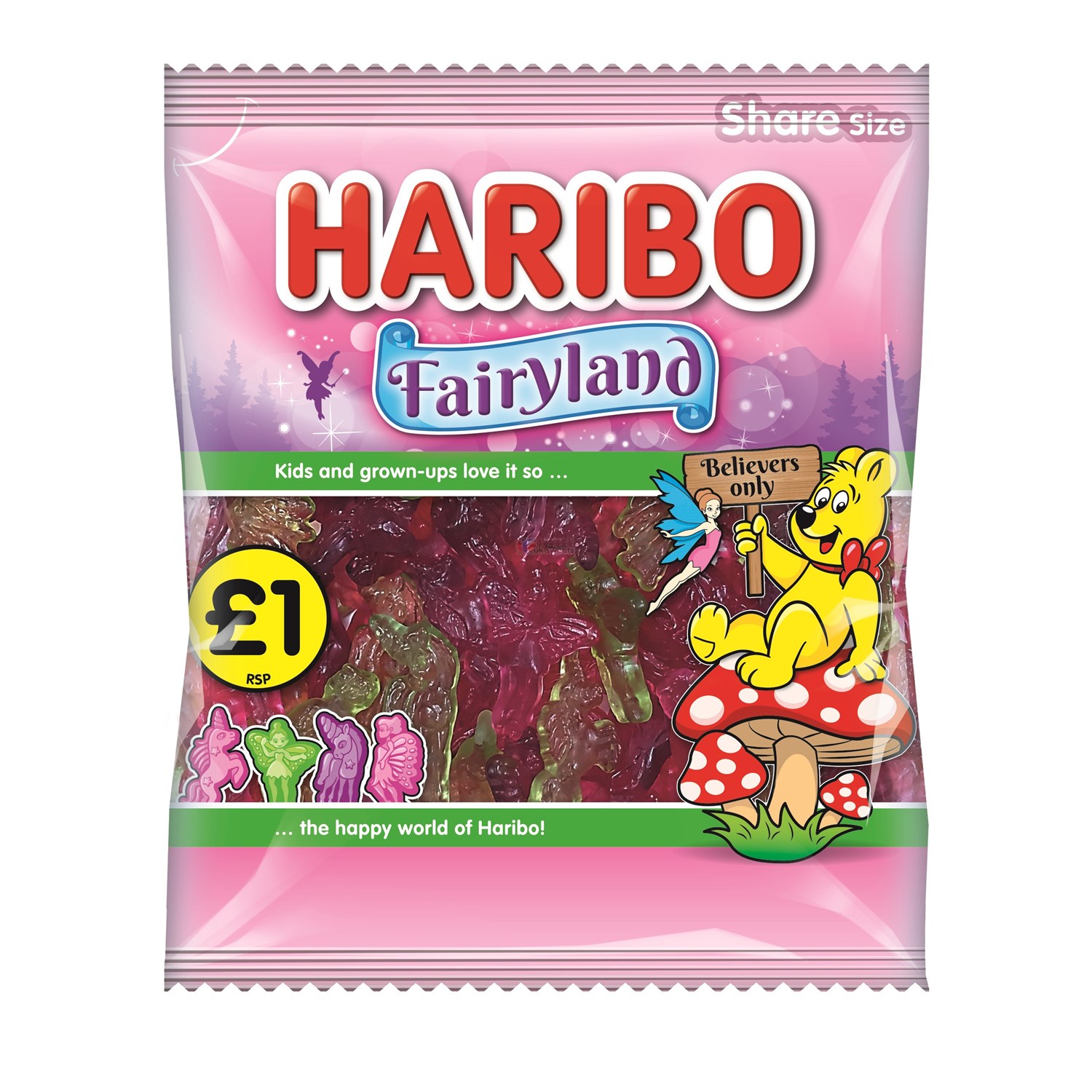 HARIBO £1 FAIRYLAND 160g (12 PACK)