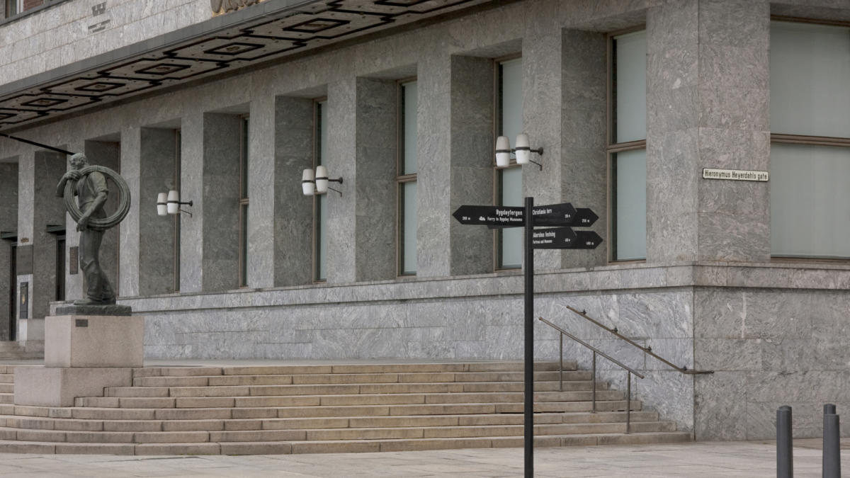 Turistskilt for Oslo sentrum | Grafill