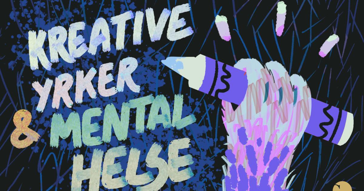 Grafill Illustrasjon: Kreative yrker og mental helse | Grafill