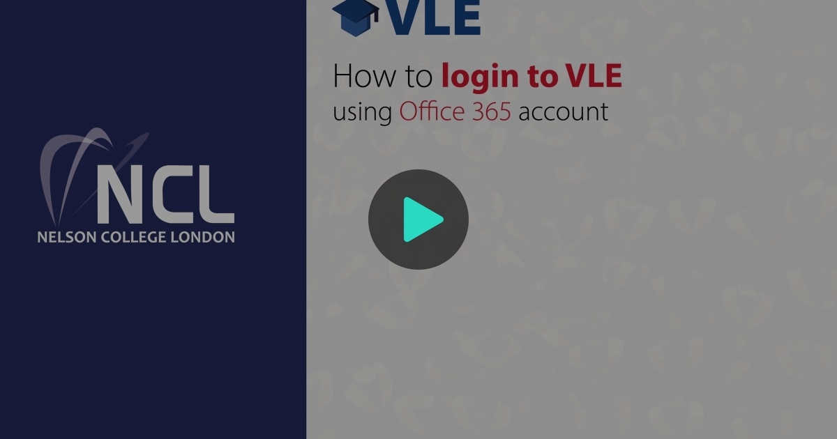 How to login to VLE using Office 365 account