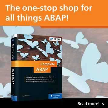 SAP Programming | SAP PRESS Books and E-Books