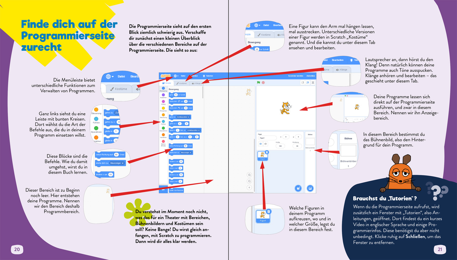 Programmieren lernen mit der Maus. Einstieg in Scratch | Vierfarben