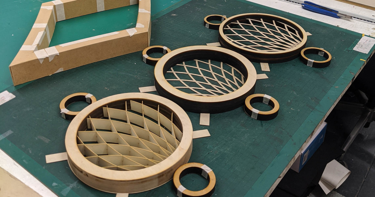 Cardboard testing - Haworth Tompkins