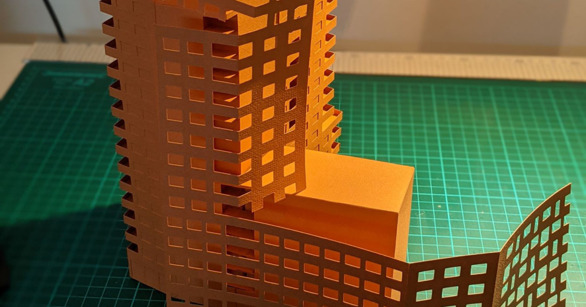 Paper model - Haworth Tompkins