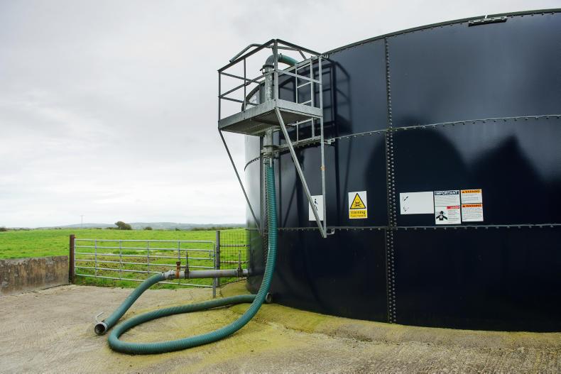 Environment: slurry storage capacity - Premium