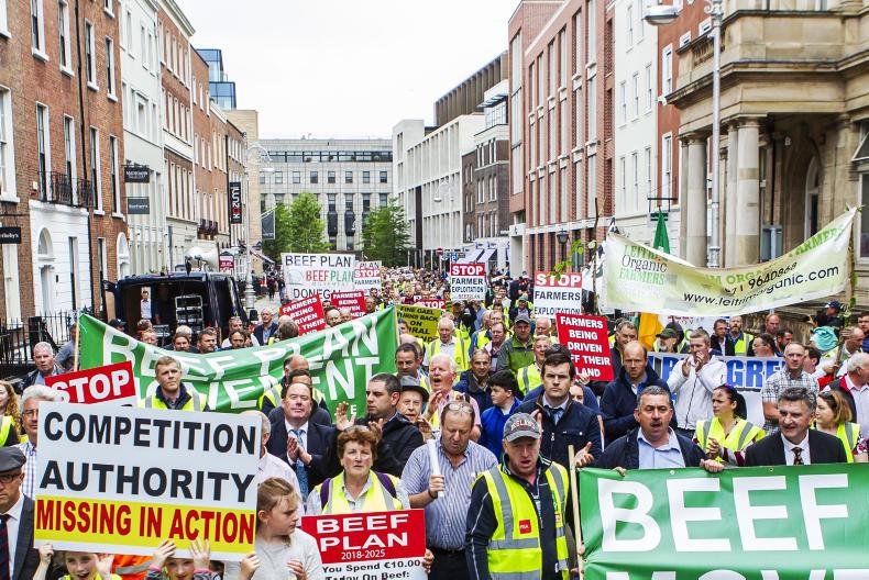Watch: rural Ireland brings its anger to the streets of Dublin - Premium