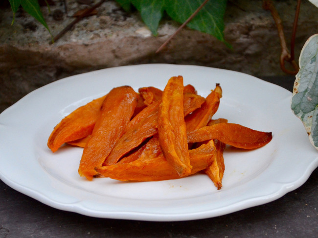 Frites de patates douces au four - Recette par La p'tite cuisine de Pauline