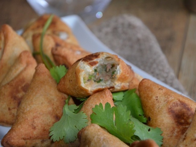 Samoussa indien au boeuf - Recette par Sarah