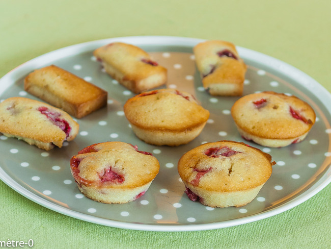 Financiers aux framboises - Recette par kilometre-0