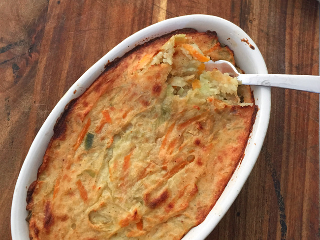 Parmentier aux légumes au curry - Recette par Delizioso