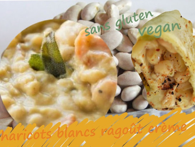 Haricots blancs secs à la crème (mogettes de Charentes) - Recette par ...